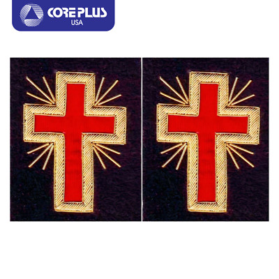 Past Commander Knights Templar Commandery Frock Coat Sleeve Patch ...