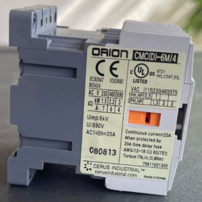 ORION CMC ( D ) -6M/4 MAGNETIC CONTACTOR IEC60947 | eBay