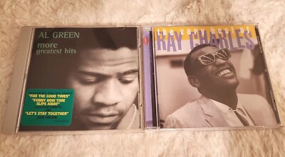 MOTOWN 2 CD Lot R&B Soul AL GREEN Ray Charles GREATEST HITS Very Good ...