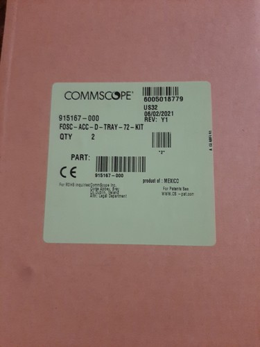Commscope FOSC-ACC-D-TRAY-72-KIT Splice Tray Kit | eBay