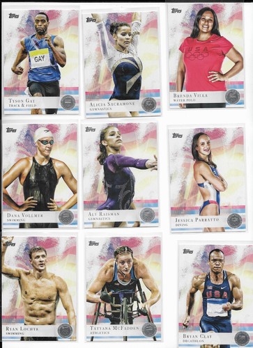 2012 Topps Olympic Olympics SILVER Card Complete Your Set $1 Shipping ...