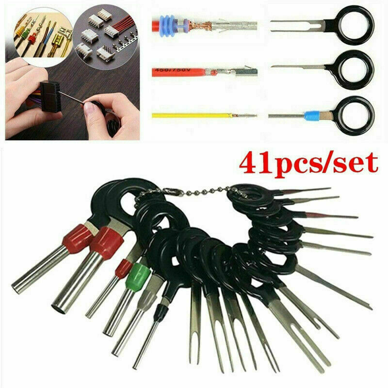 41x Car Terminal Removal Tool Pin Wiring Connector Extractor Puller Kit ...