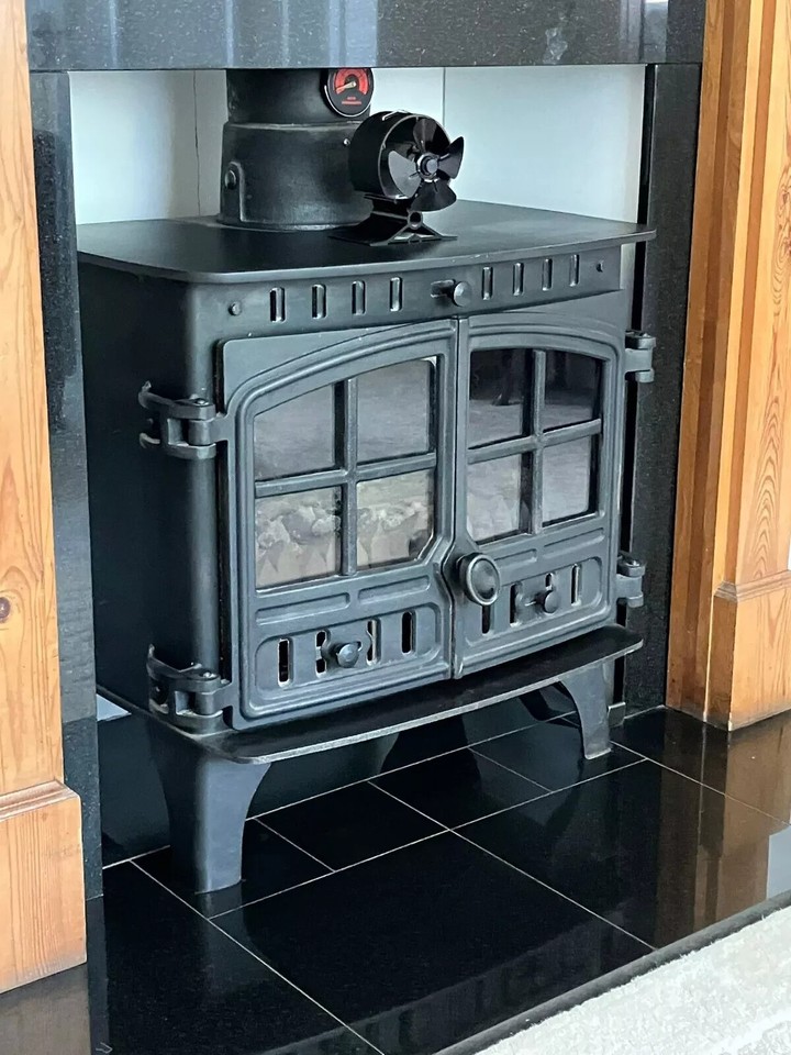 Hunter Herald 8 Stove 8kw, MULTIFUEL, (log,wood+burner), DEFRA, eco ...