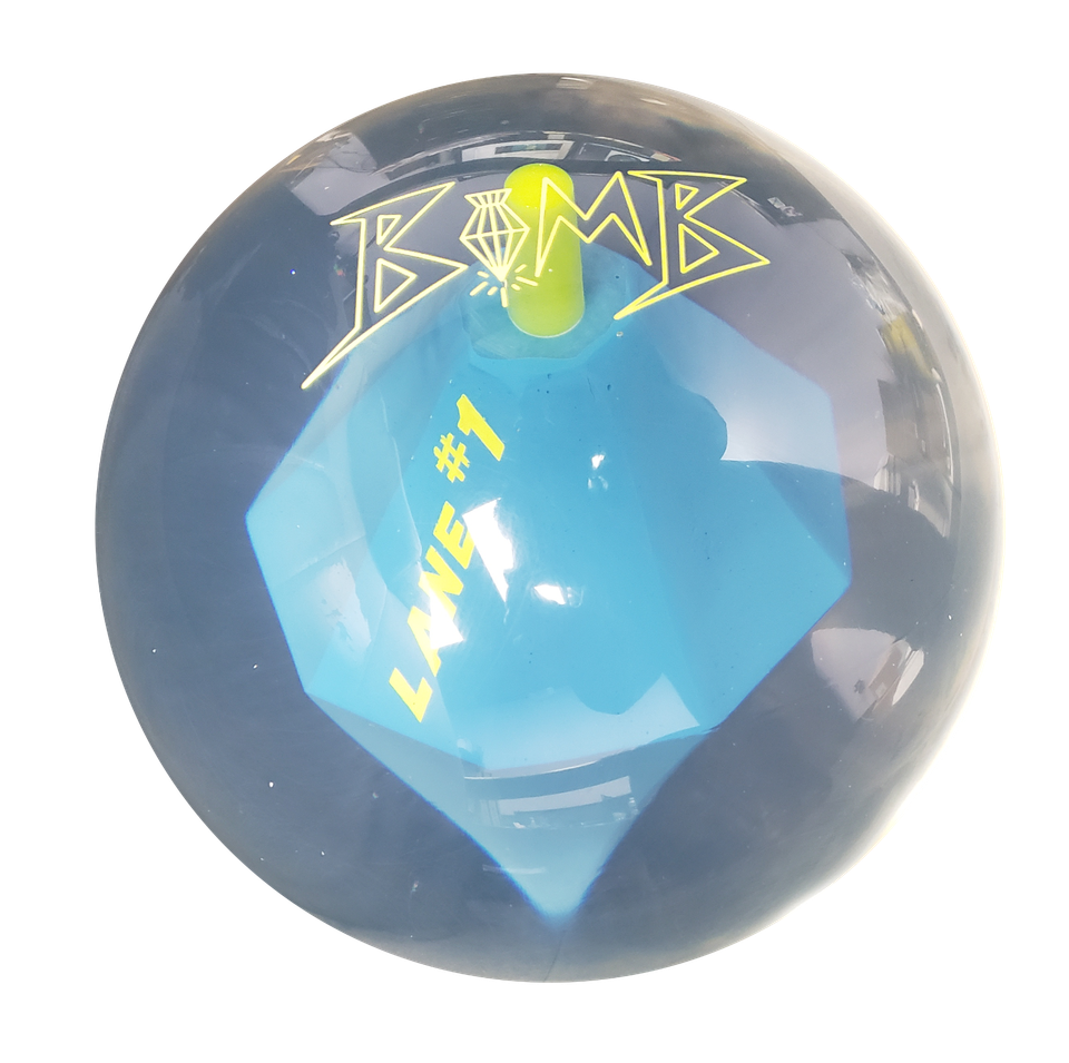 Lane #1 Crystal Bomb 15lb. Bowling Ball & XXL Staff Style Shirt | eBay