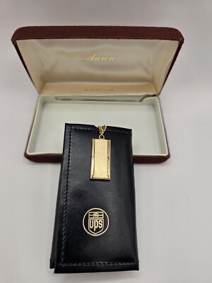 UPS Employee AWARD Pocket Leather Key Wallet Case Made By Anson In USA ...