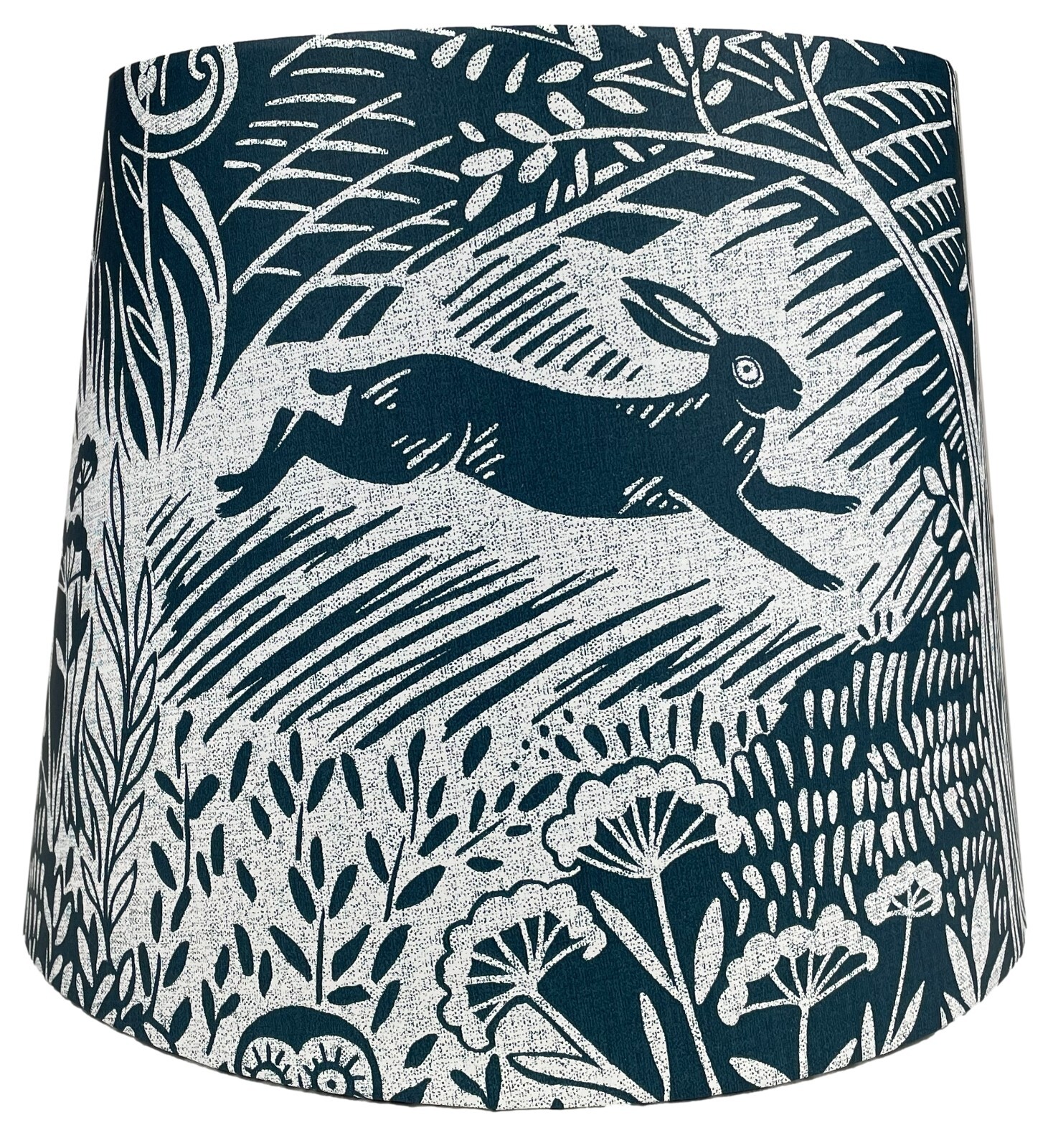 Navy Blue Stag Table Lamp Shade or Ceiling Light Shade Deer Hare ...