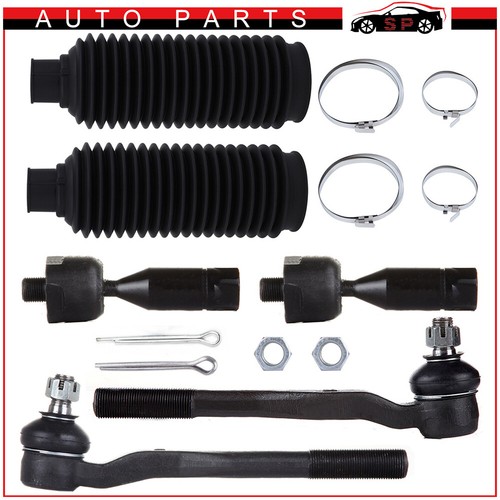 Steering Inner & Outer Tie Rod End Rack and Pinion Bellow For 1996-2002 ...