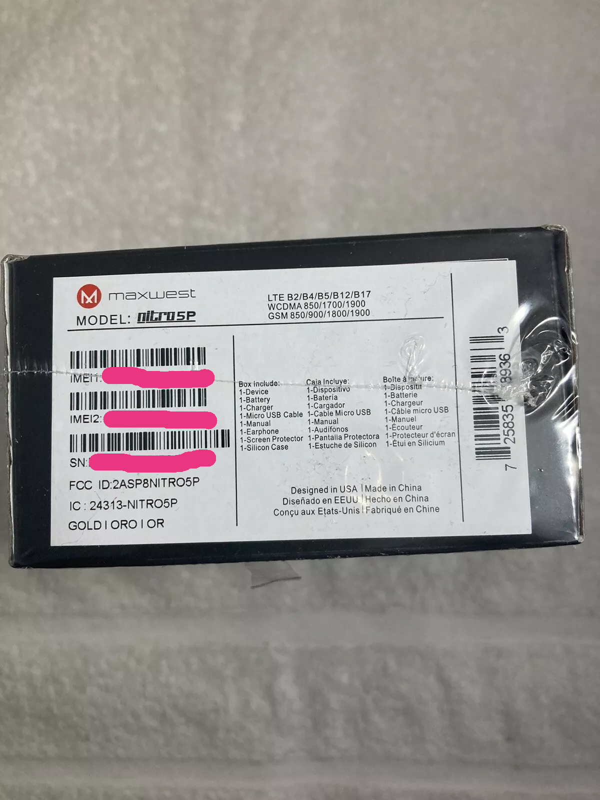 New Maxwest Nitro 5P 4G 50 Touch QuadCore 13GHz 1GB 8GB Unlocked Quad GSM Phone | eBay