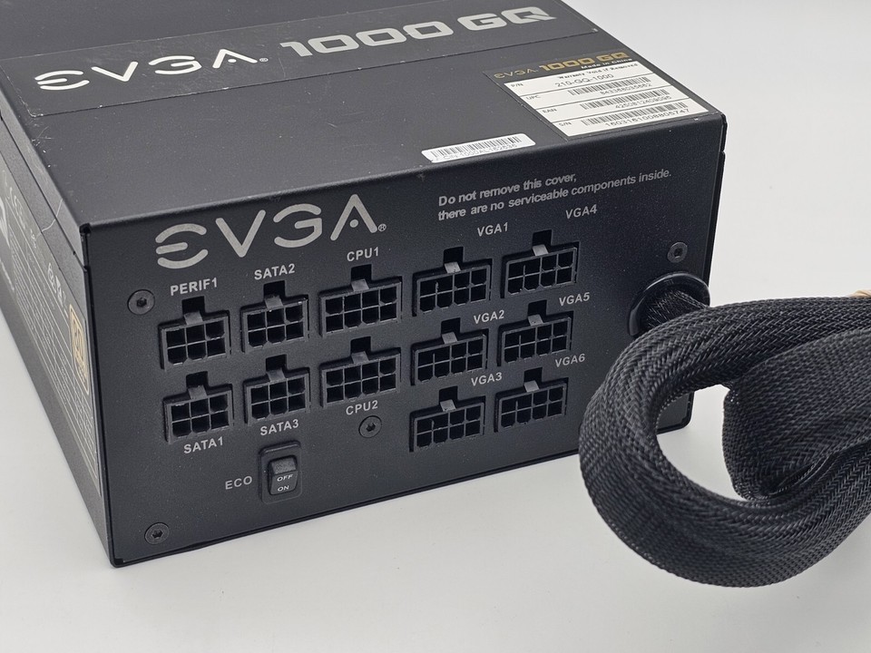 EVGA 1000 GQ 80Plus Gold 1000W Modular Power Supply - Untested As Is ...