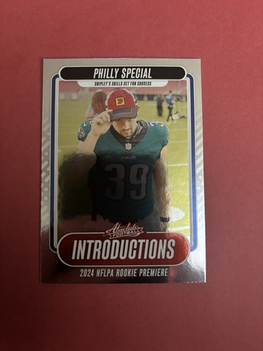 2024 Absolute - Introductions Will Shipley #I-WSY (RC) Eagles, Playoffs ...