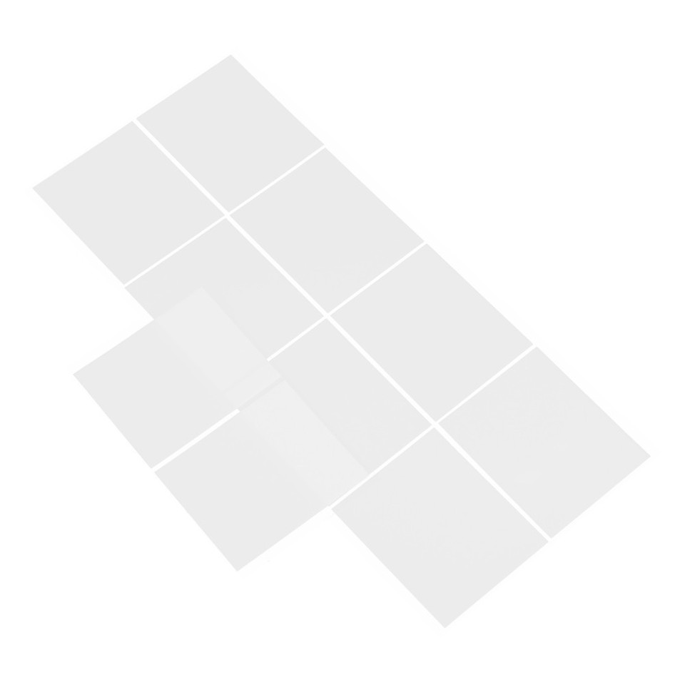 10 Pcs Ceiling Light Soft Film White Diffuser Diffusion Tape for LED ...