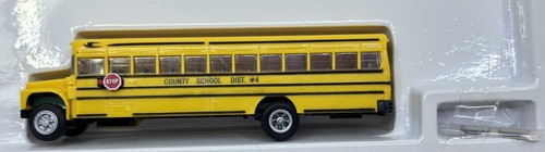 HO Con-Cor 0004-001036 County School District Bluebird School Bus #4 | eBay