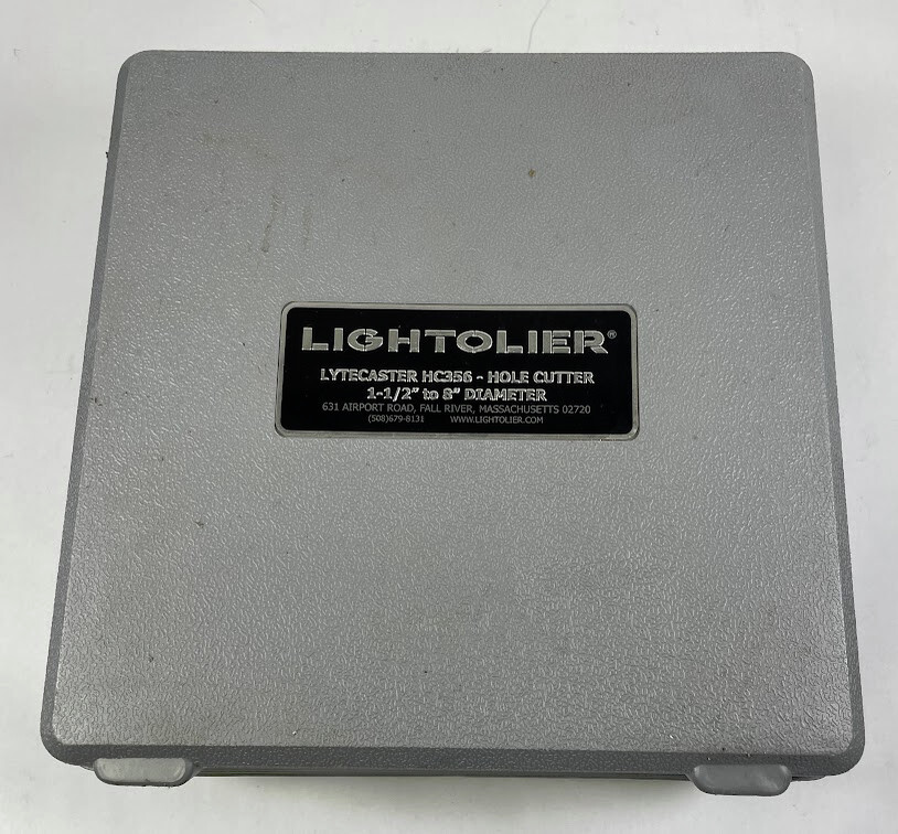LIGHTOLIER RECESSED DOWNLIGHT LYTECASTER HC356 HOLE CUTTER 1-1/2" TO 8 ...