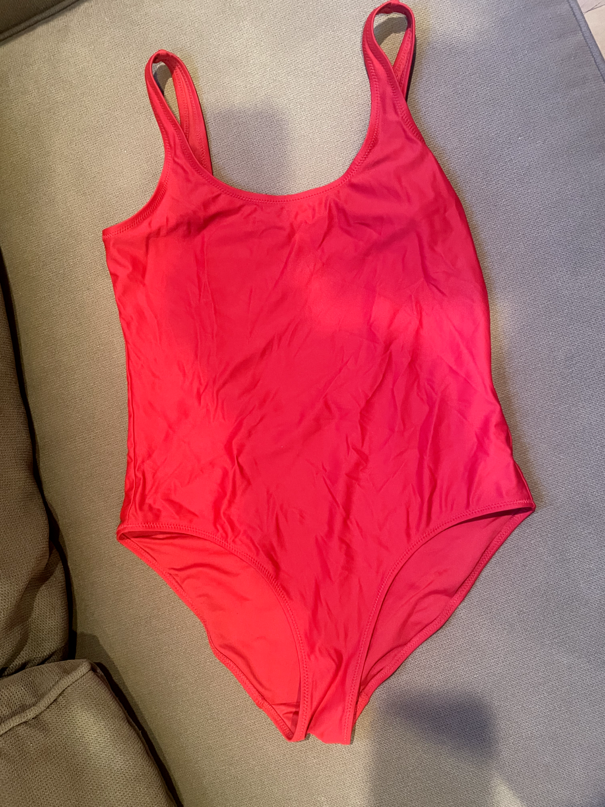 Womens Weekday Day tank swimsuit red small S | eBay