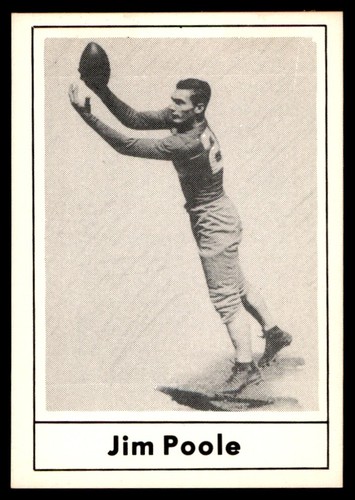 1977 TOUCHDOWN CLUB JIM POOLE NEW YORK GIANTS #26A | eBay