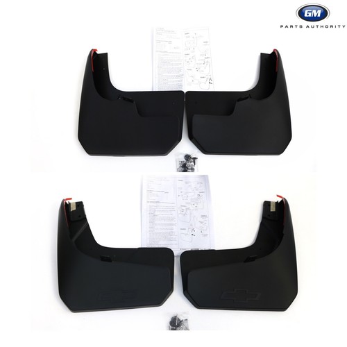 2019-2026 Chevrolet Silverado 1500 Front & Rear Molded Splash Guards ...