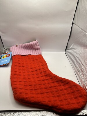 Lego Collection Target Christmas Stocking Sweater Knit Red Pink 20 ...