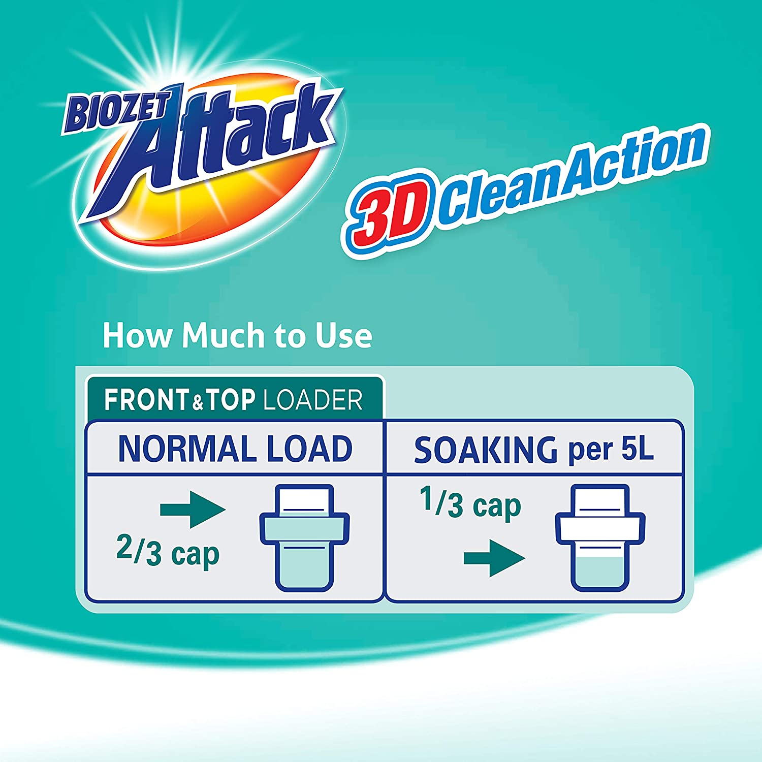 Attack Regular Laundry Liquid Detergent, 1 Liters | eBay