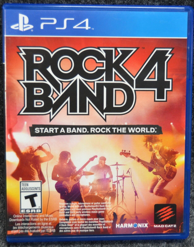 Harmonix ROCK BAND 4 PLAYSTATION 4 PS4 Game 728658047511 | eBay
