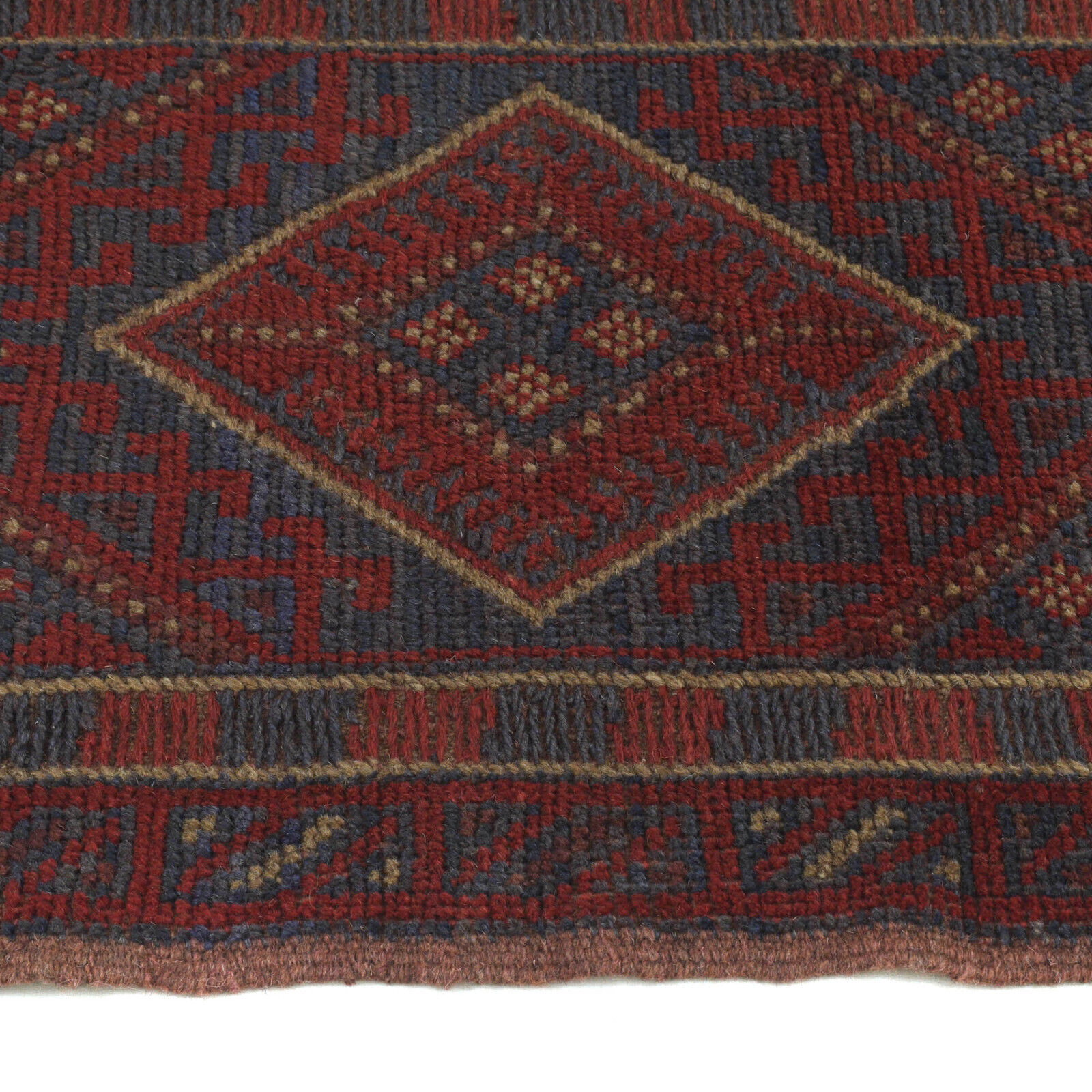 Hand Knotted Afghan Tribal Nomadic Geometric New Runner Rug 255x59 cm ...