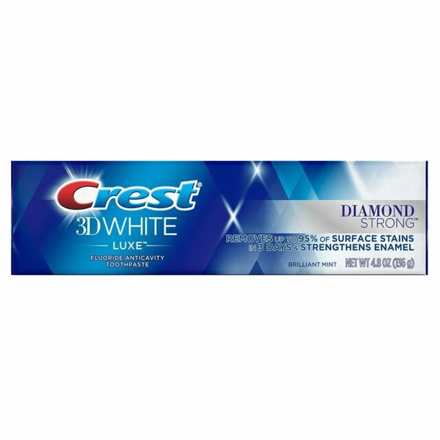 Crest 3d White Luxe Diamond Strong Toothpaste 4.8 Oz for sale online | eBay