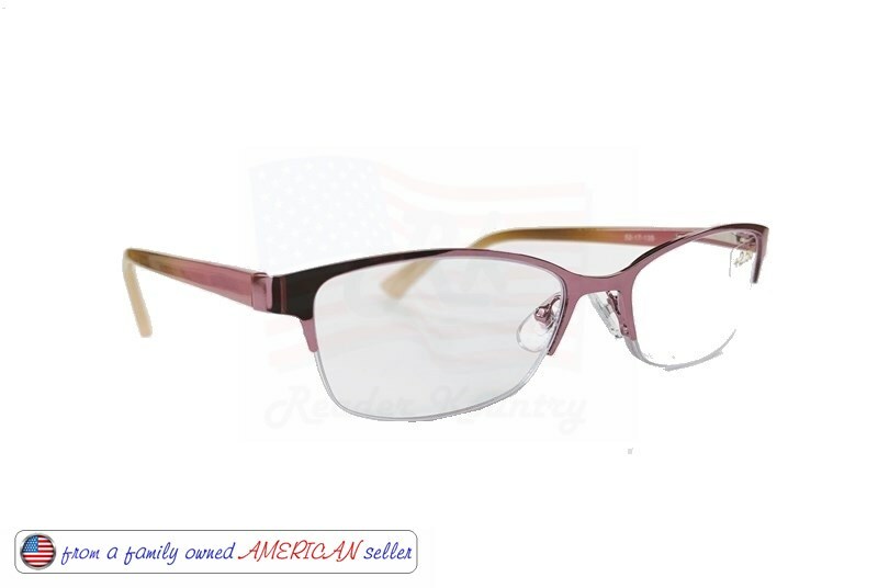 FREE STUFF! POLISHED METAL FRAME READING GLASSES WOMEN'S +1.25 -+3.50 ...