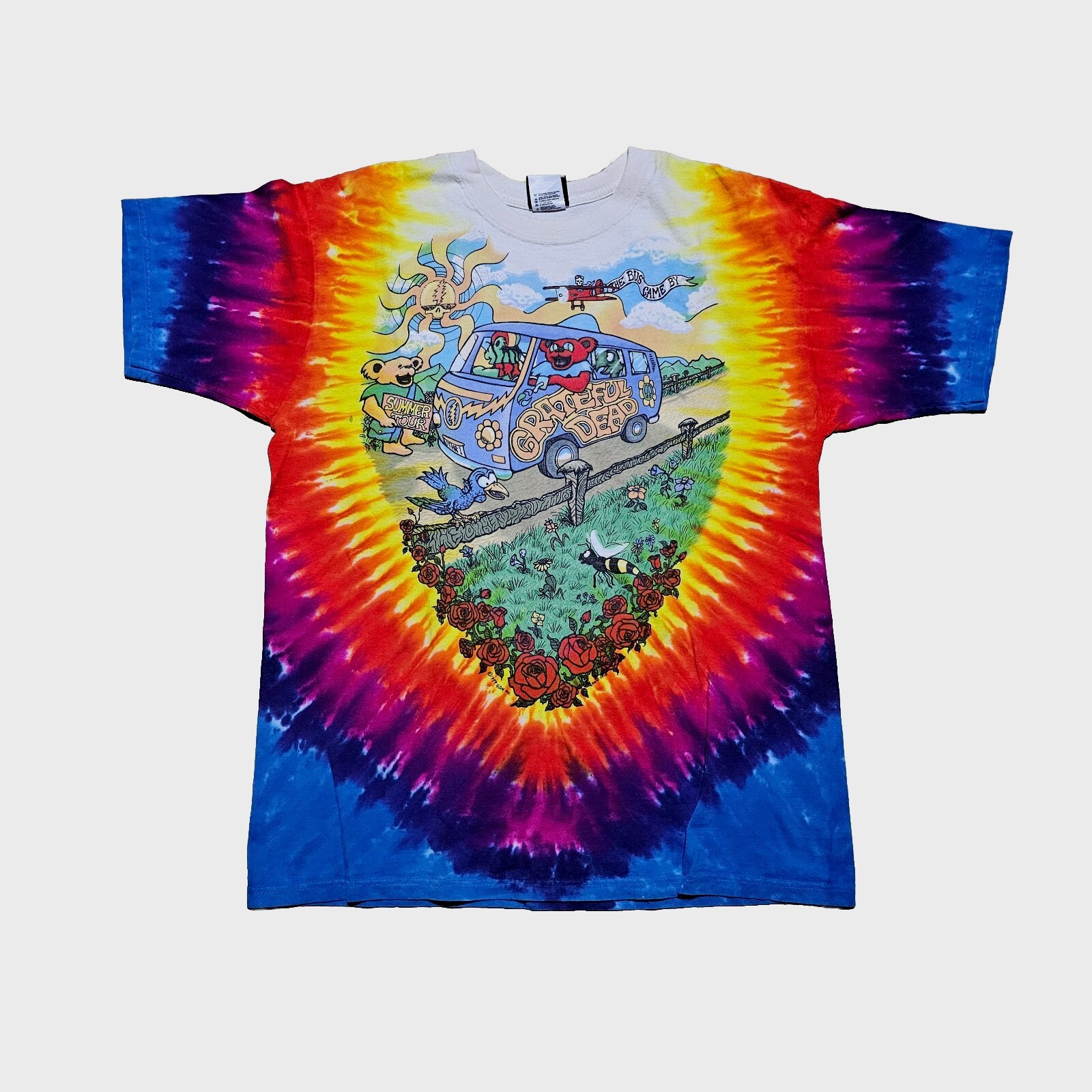 Vintage Liquid Blue Tag Grateful Dead Summer Tour 199… - Gem