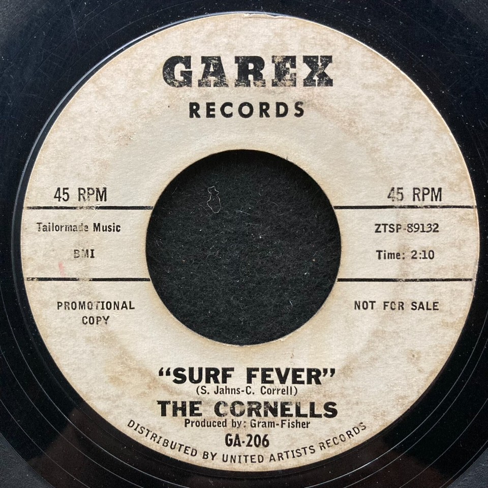 Do The Slauson/Surf Fever by The Cornells (Garex GA-206) 7" G+ | eBay