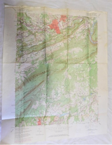 Vintage USGS Topographical Map Stroudsburg Pa Quadrangle Topographic | eBay