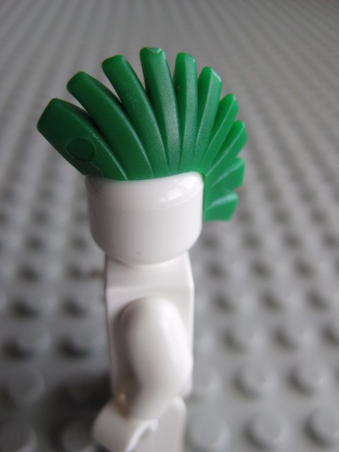 Custom MOHAWK for LEGO Minifigure Headgear PUNK Rocker -Pick your color ...