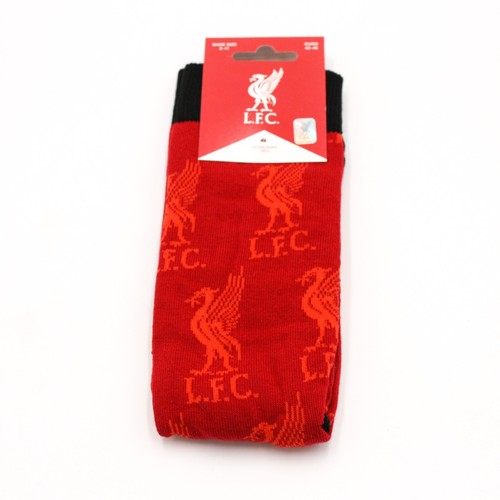 Liverpool FC Official Red Multi-crest Socks Adult Size 4 - 6.5 & 8 - 11 ...