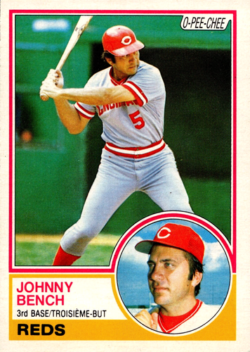 1983 O-Pee-Chee Johnny Bench #60 Cincinnati Reds HOF - Free Shipping | eBay