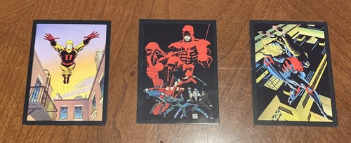 1993 Marvel Daredevil Complete 3 card promo set TRITON Comic Cards ...