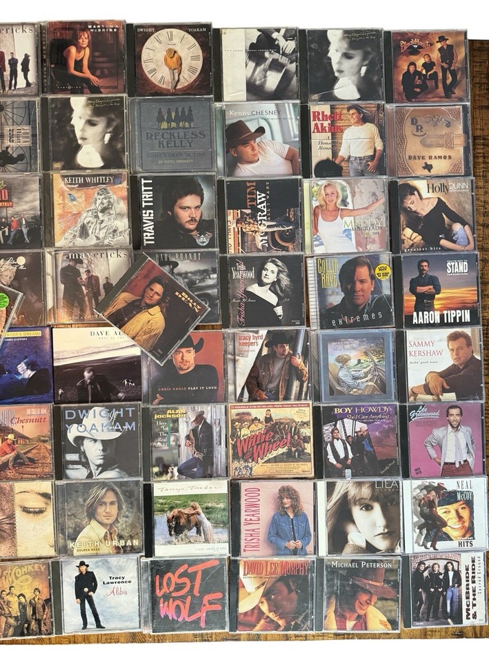 LOT OF 108 Country CDs - Classic & Modern - Used Bulk Wholesale - GUC ...