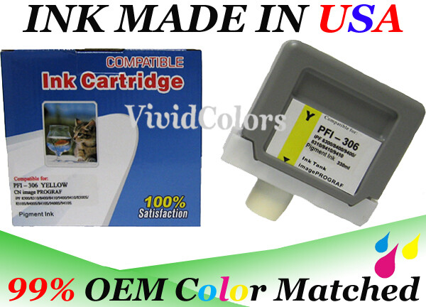 VC 330ml PFI306 Yellow for ink plotter Canon IPF8400SE | eBay