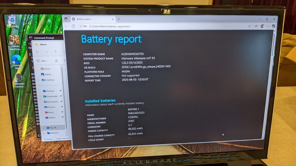 Alienware M17 R3 i9-10980H 32BG RAM 512GB SSD RTX2070 Super USED Good ...