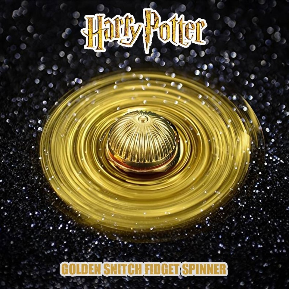 Harry Potter Golden Snitch Fidget Spinner - Anxiety & Stress Relief ...