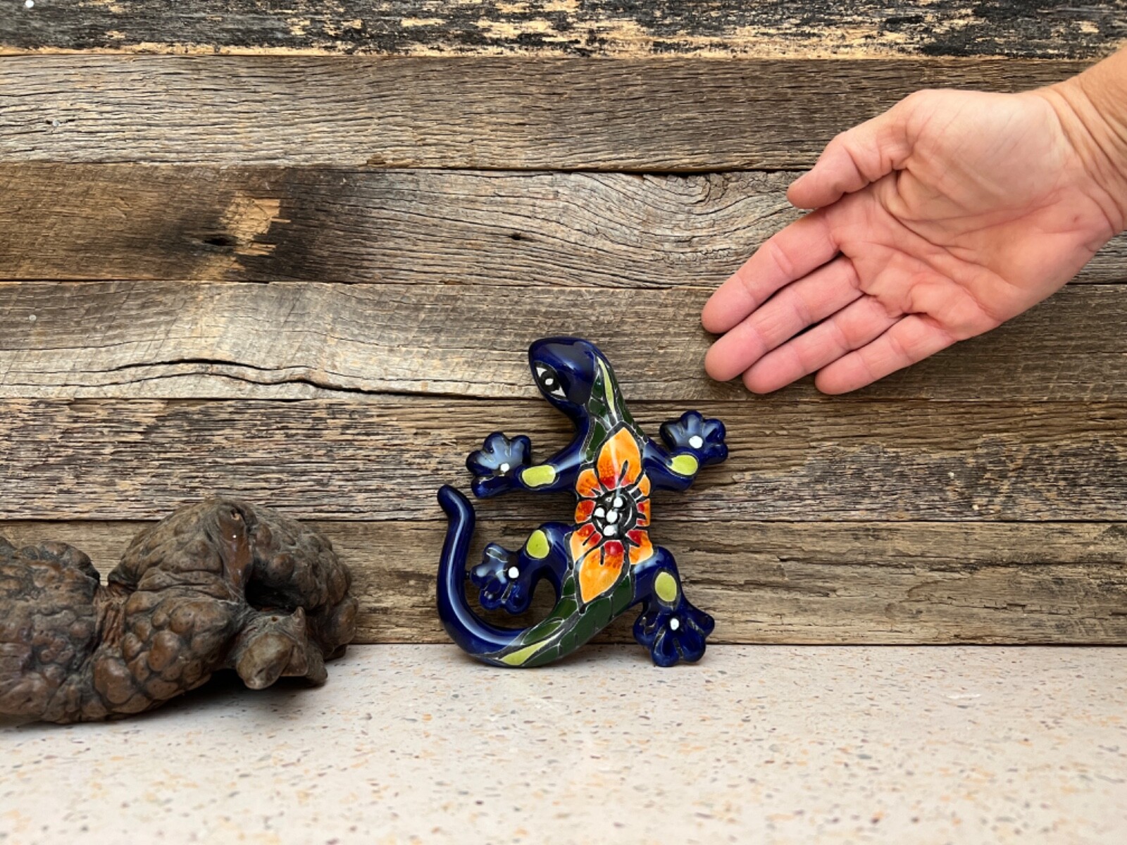 Handcrafted MINI Talavera Gecko Lizard Hand Painted Mexican Folk Art | eBay