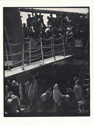 The Steerage 1907•Immigrants arriving in AMERICA•Photo Alfred Stieglitz ...