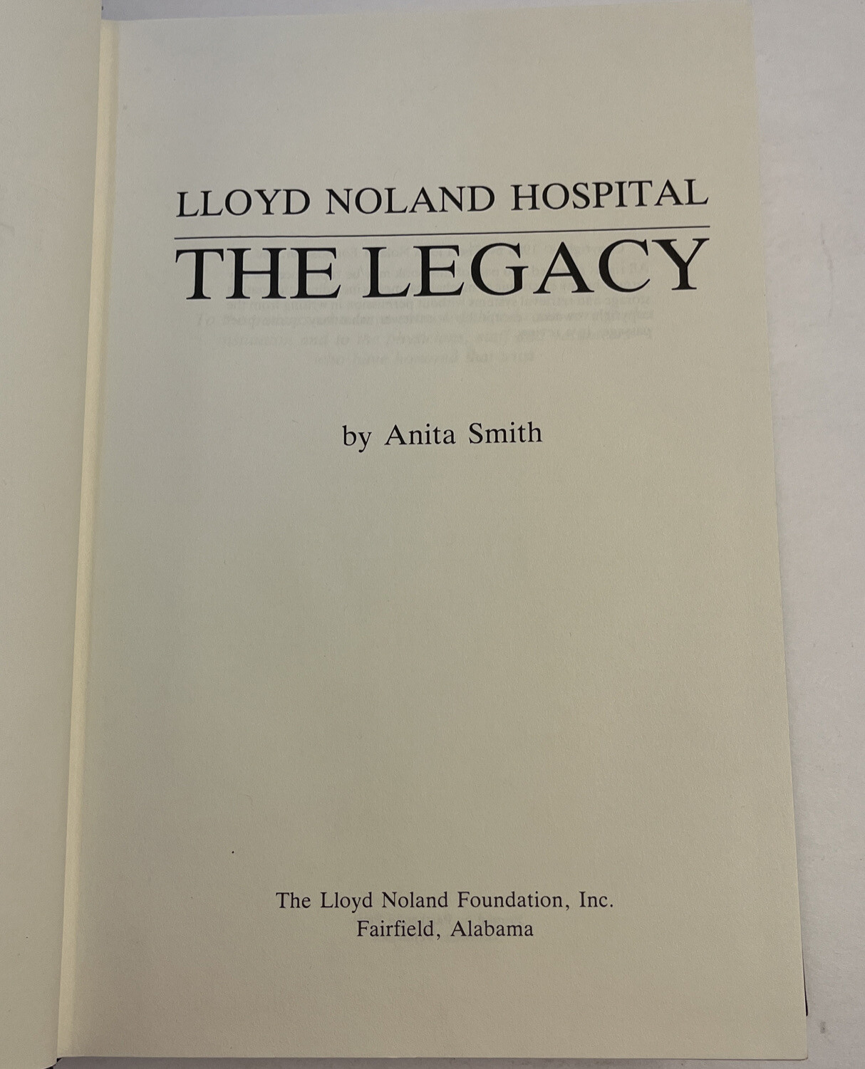 The Legacy, Lloyd Noland Hospital By Anita Smith, Fairfield Alabama | eBay