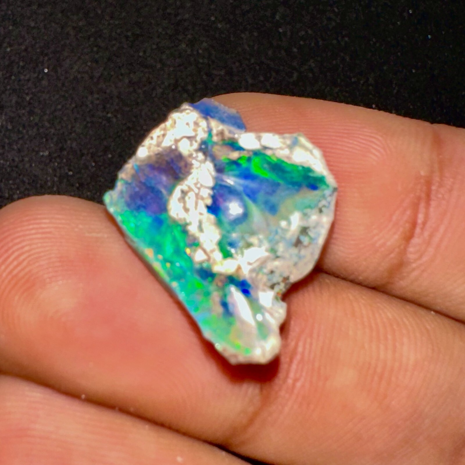 natural welo fire opal rough, Ethiopian opal raw, opal gemstone 7.7 Ct ...