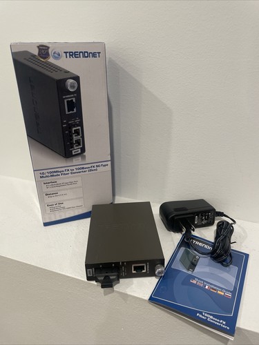 TRENDNET FIBER TFC-110MSC MULTI-MODE FIBER CONVERTER (2km) | eBay