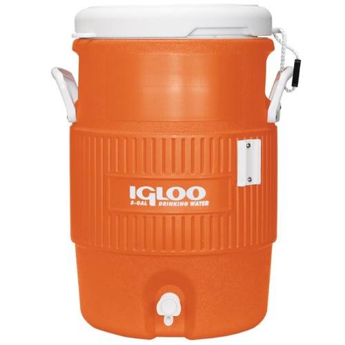 Igloo 5 Gallon Heavy-Duty Polyethylene Beverage Cooler Jug - Orange | eBay