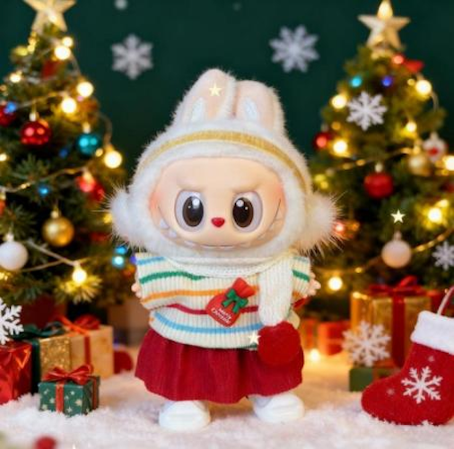 Labubu Doll Christmas Outfits Choose From 12 Styles Holiday Clothes ...