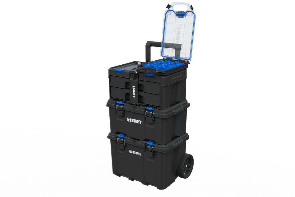 Hart Stack System Two Drawer Tool Box, Fits Hart's Modular Storage ...