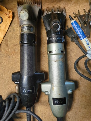 Lot of 2 Oster Animal Clipper Shears Shearmaster And Showmaster 104380 ...