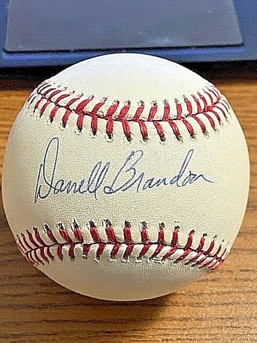 DARRELL BRANDON SIGNED AUTOGRAPHED ONL BASEBALL! Red Sox, Pilots ...