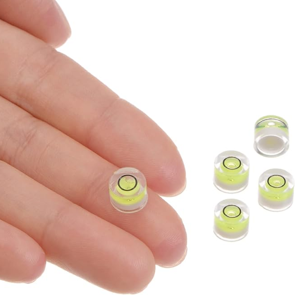 Round Bubble Level Vial Mini Circular Bullseye Spirit Levels Leveling ...