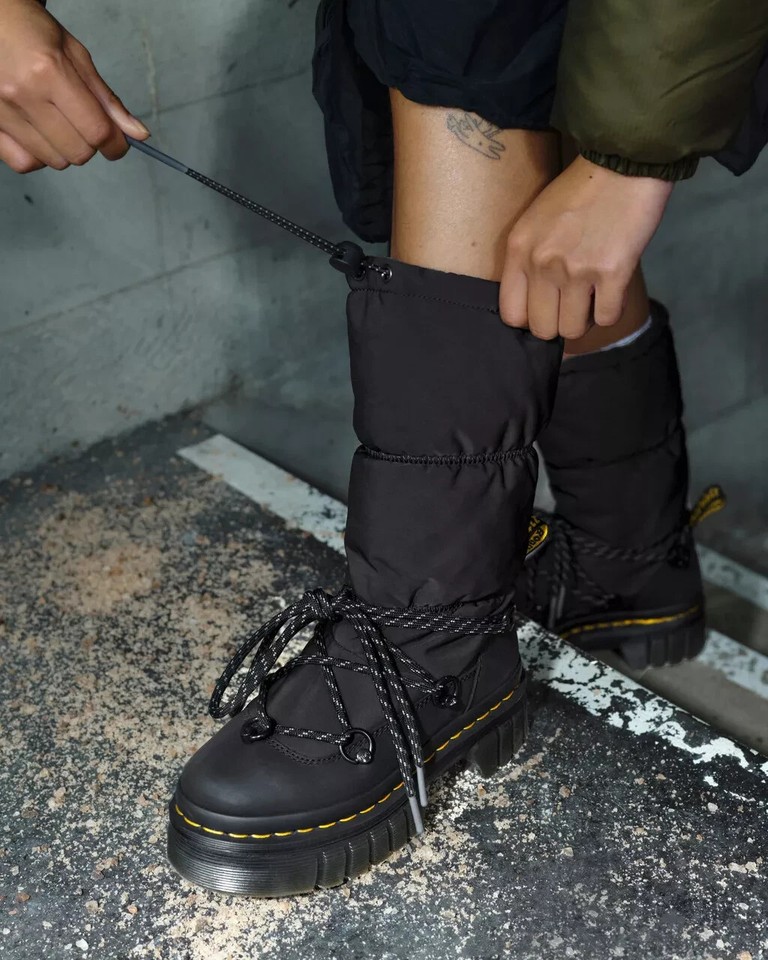 Dr. Martens Audrick Hi Puffer Boots in Black | eBay UK