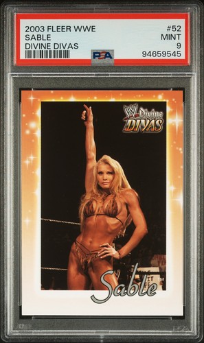 Sable 2003 Fleer Wwe Divine Divas #52 RARE Swimsuit PSA 9 | eBay